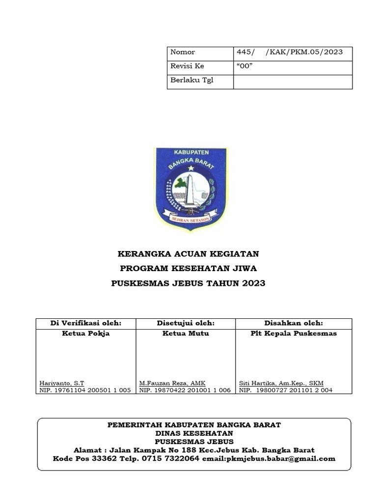 Kak Keswa Dan Napza 2023 | PDF