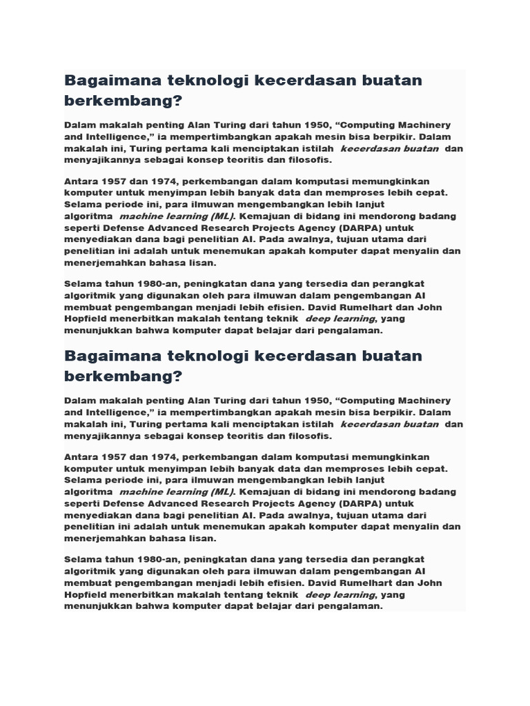 Kecerdasan Buatan | PDF