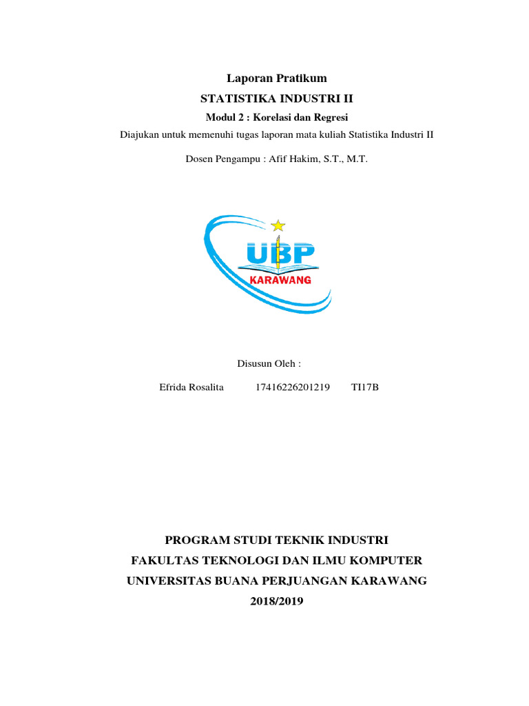 Pratikum Statistika Modul 2 | PDF