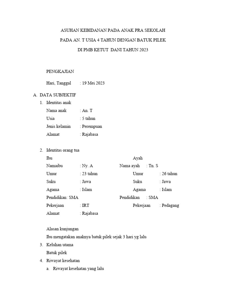 Anpras - Batuk Pilek | PDF | Kesehatan Holistik