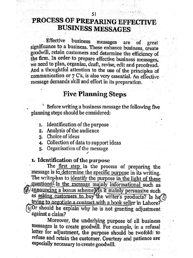 Five Planning Steps | PDF