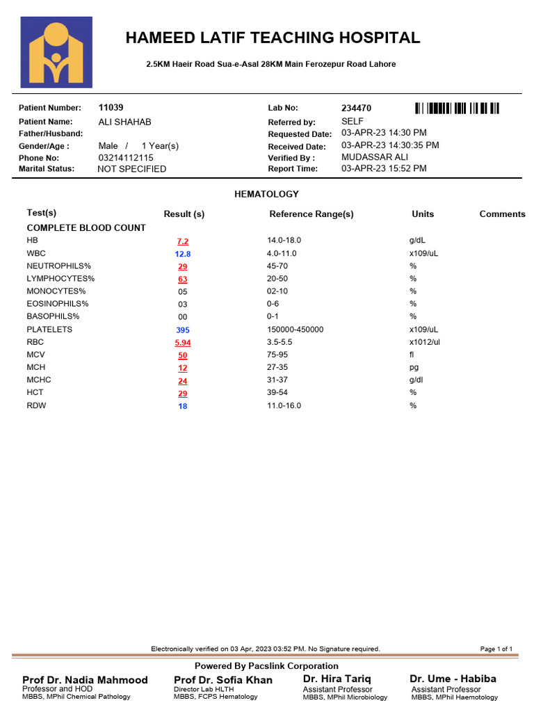 Patient Report | PDF