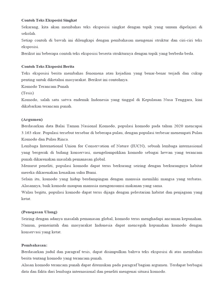 Teks Eksposisi Pdf