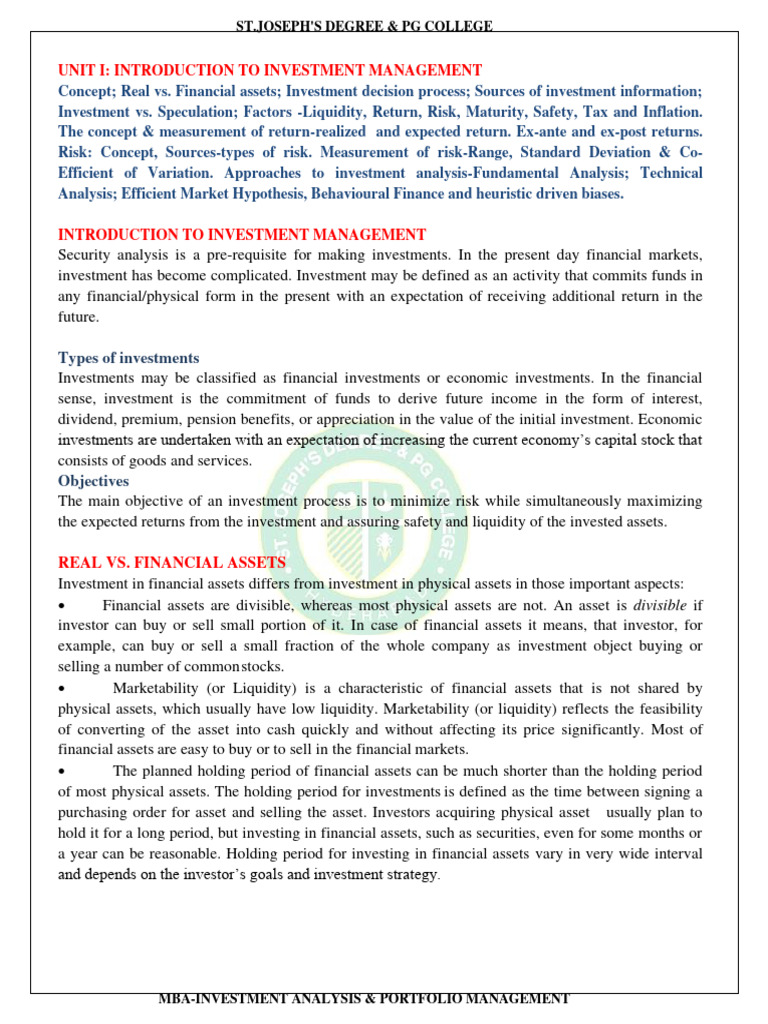IAPM Module Outline | PDF