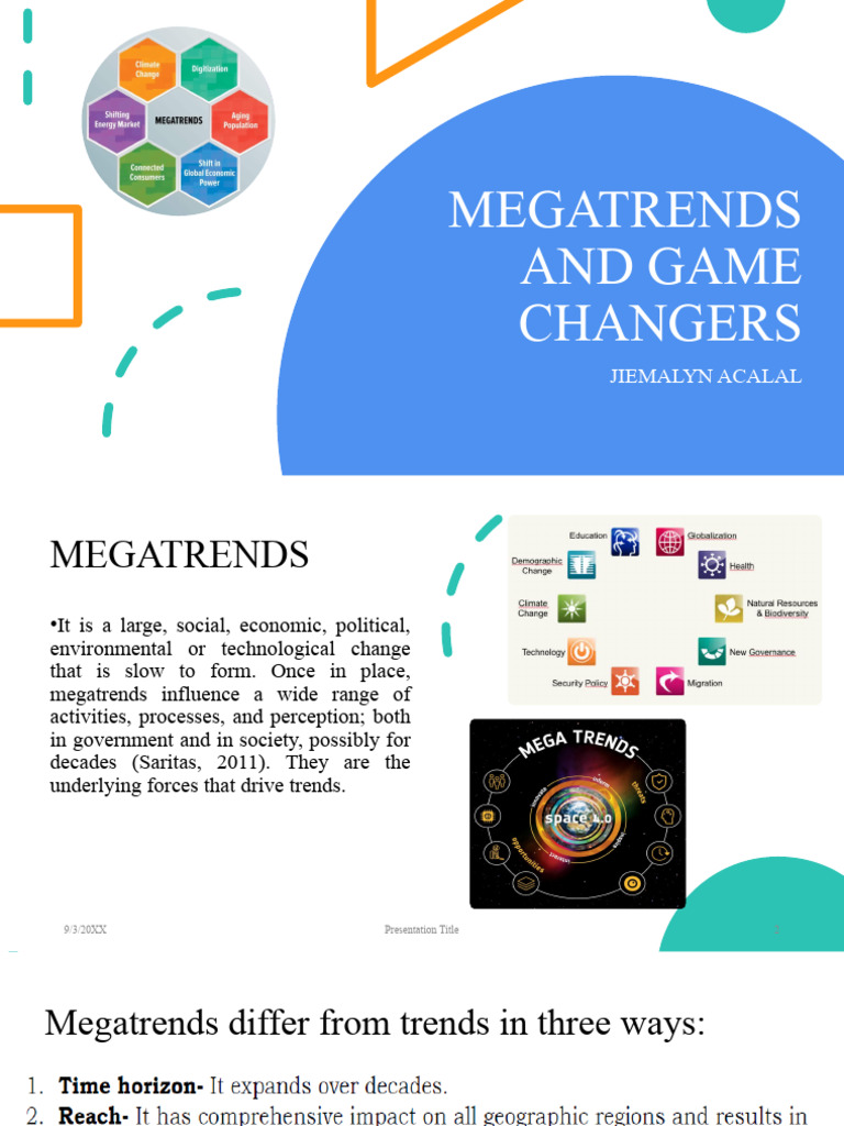 Understanding Megatrends and Game Changers | PDF | Climate Change ...