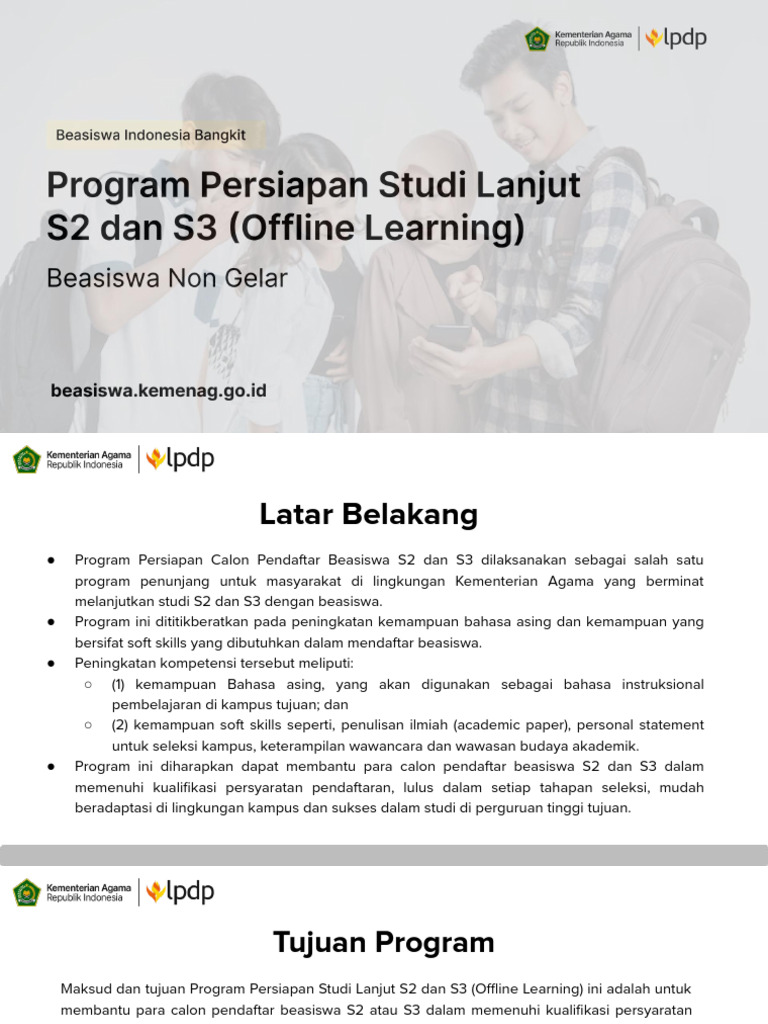 Program Persiapan Studi Lanjut (PPSL) S2 Dan S3 2023 | PDF