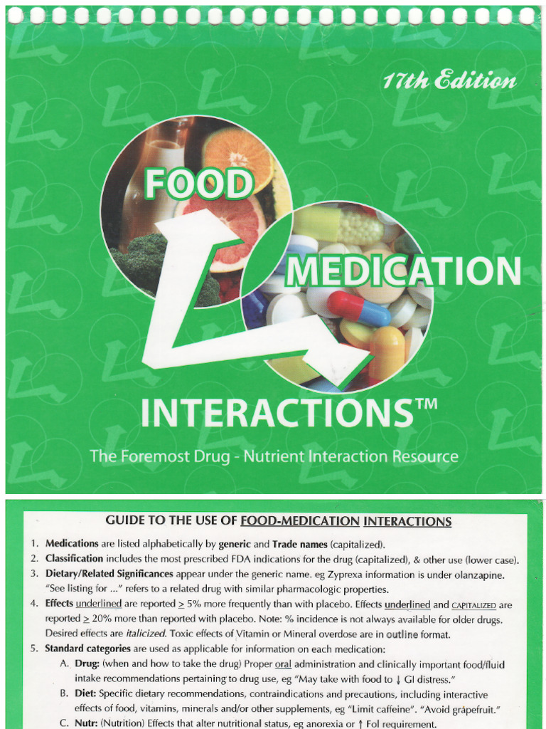 Food Medication Interactions (PDFDrive (1) .Com) | PDF