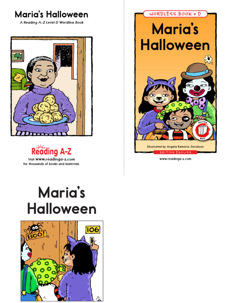 Maria's Halloween Wordless Book | PDF