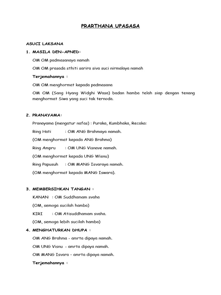 Prarthana Upasasa | PDF