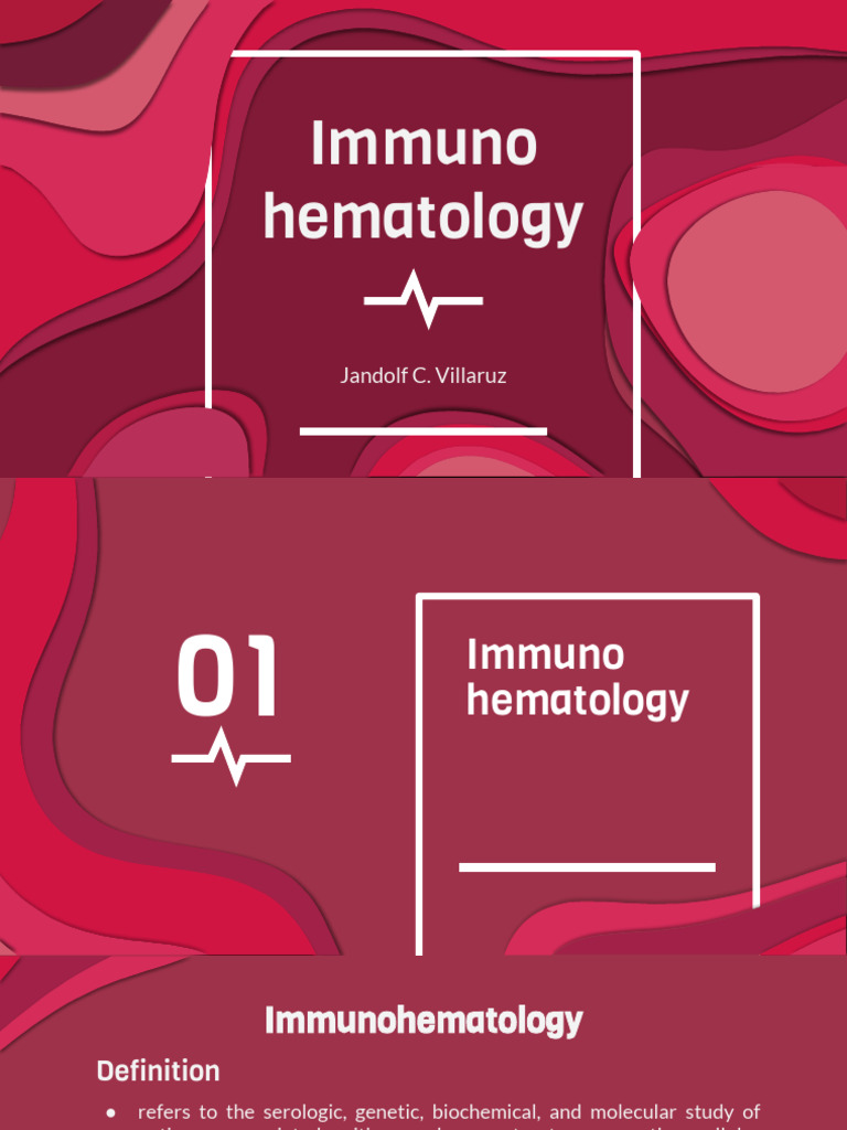 Immuno Hematology | PDF