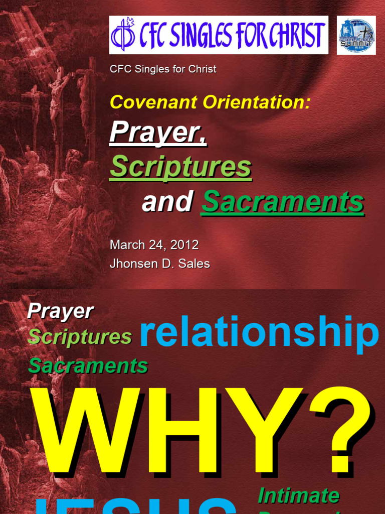 Dokumen - Tips - SFC Covenant Orientation Talk2prayer Scripture and ...