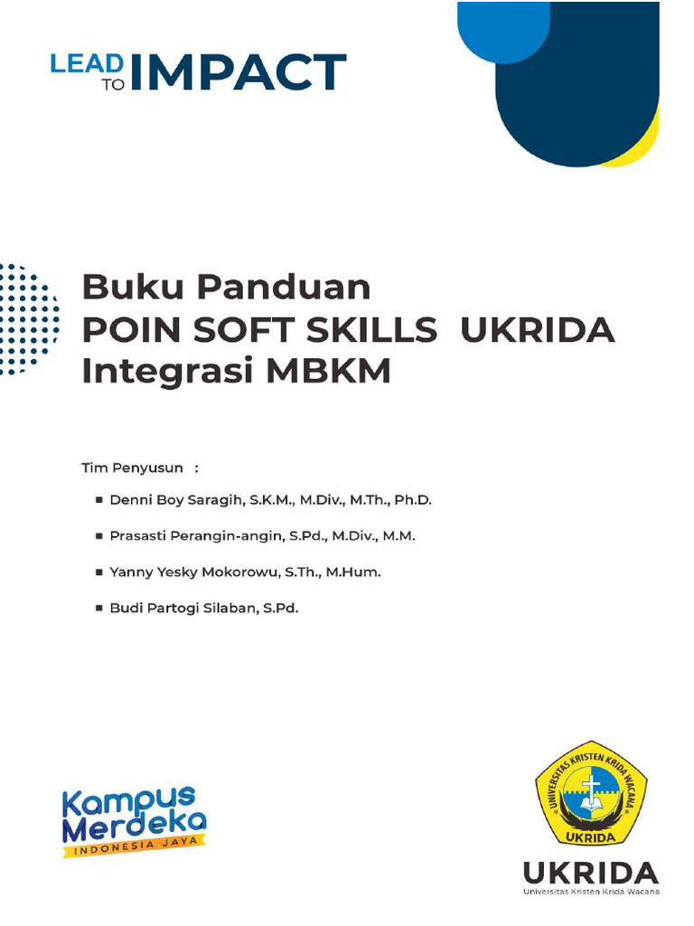 Panduan Soft-Skills Mahasiswa UKRIDA | PDF