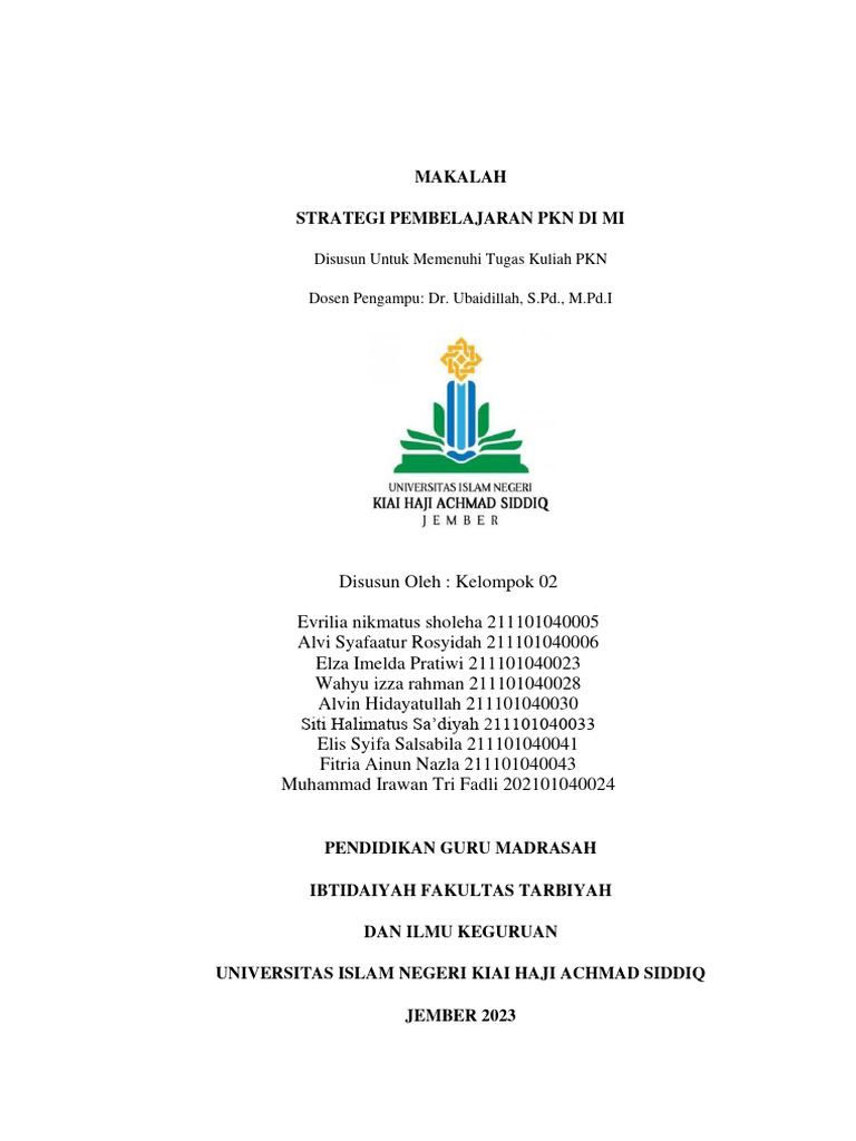 Makalah PKN Kel 2 | PDF