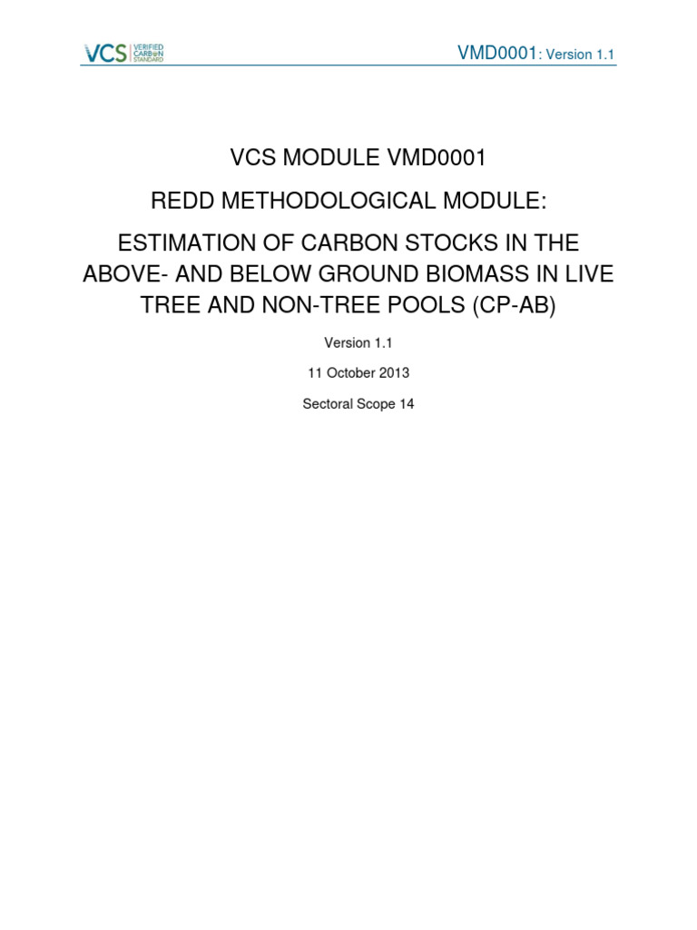 Carbon Stock Estimation Module | PDF | Science & Mathematics ...