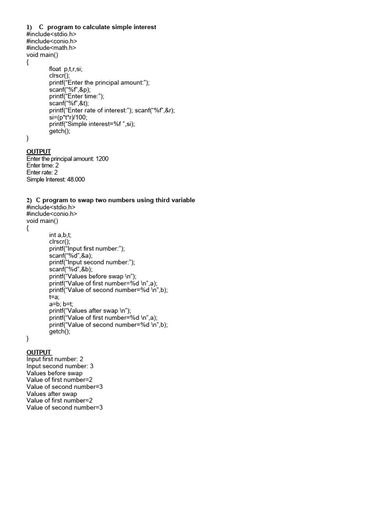 C Program | PDF | Area | Software Engineering C Program | PDF | Area | Software Engineering