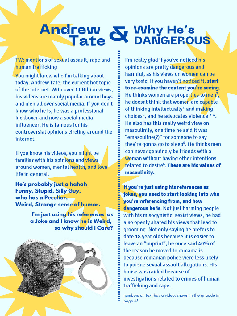 Andrew Tate | PDF | Social Media | Popular Culture & Media Studies