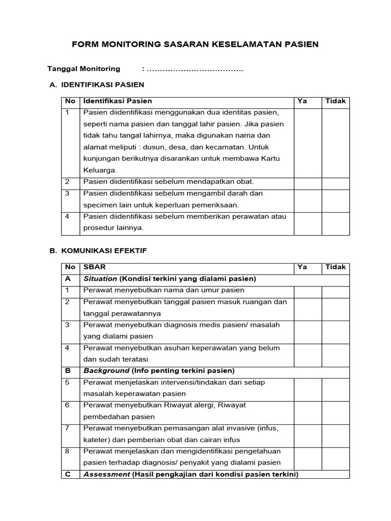 Form Monitoring SKP | PDF | Pengembangan Diri