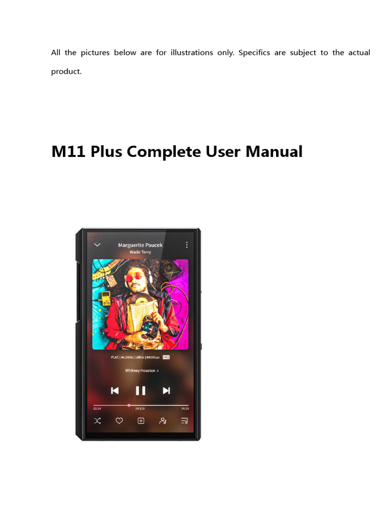 M11Plus M11PlusLTD User Manual | PDF | Bluetooth | Equalization (Audio)