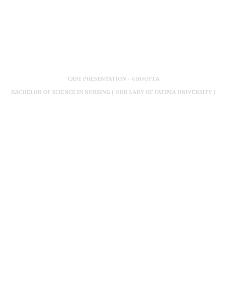 Improper Drainage System Family Nursing Care Plan | PDF | Nursing ...