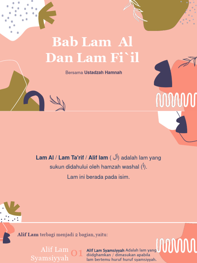 Hukum lam al dan lam fi`il | PDF