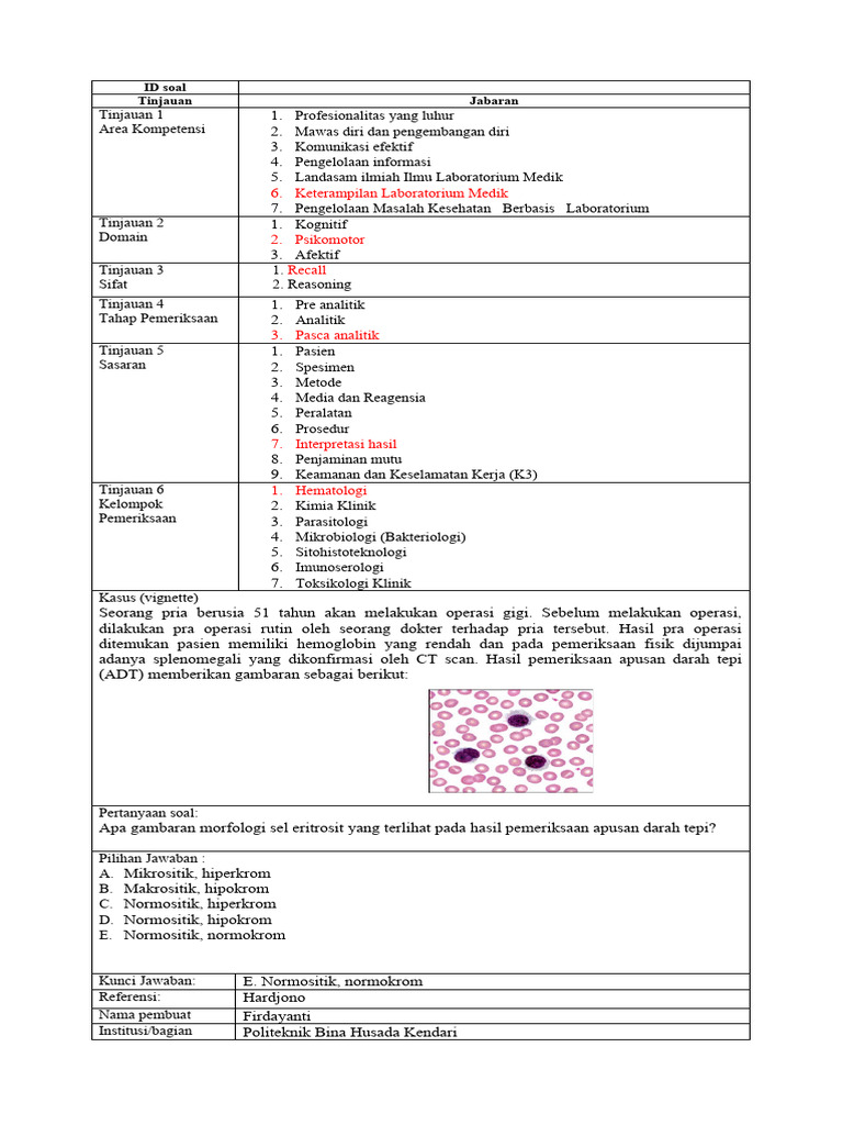 Soal Ukom Hema | PDF