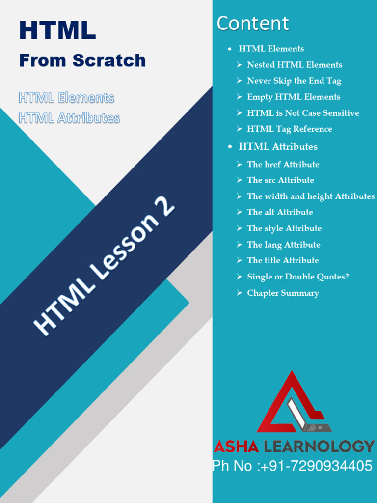 HTML Lesson 2 | PDF