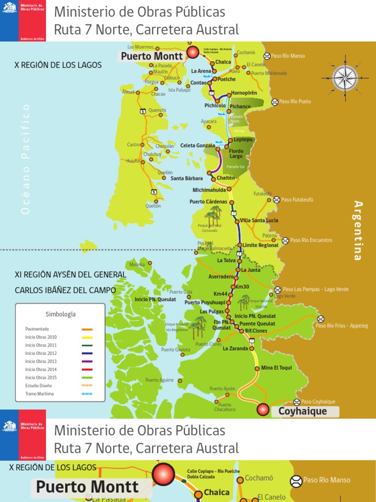 Mapa Ruta 7 Final Ministro Presidente Plotter | PDF | Chile | Transporte