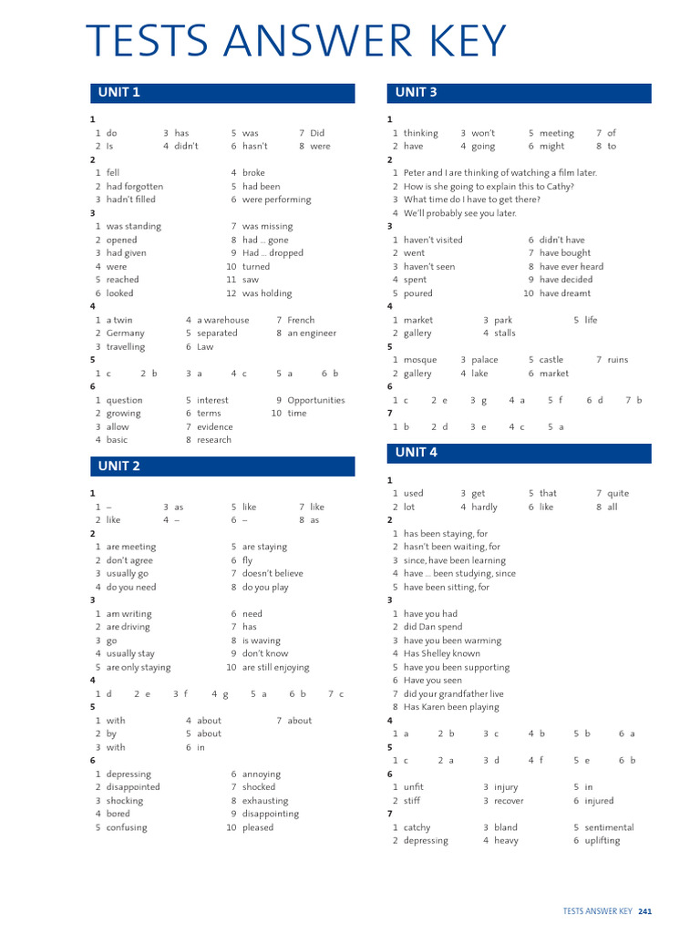 Answer Key & Audio Scripts - PDF | PDF