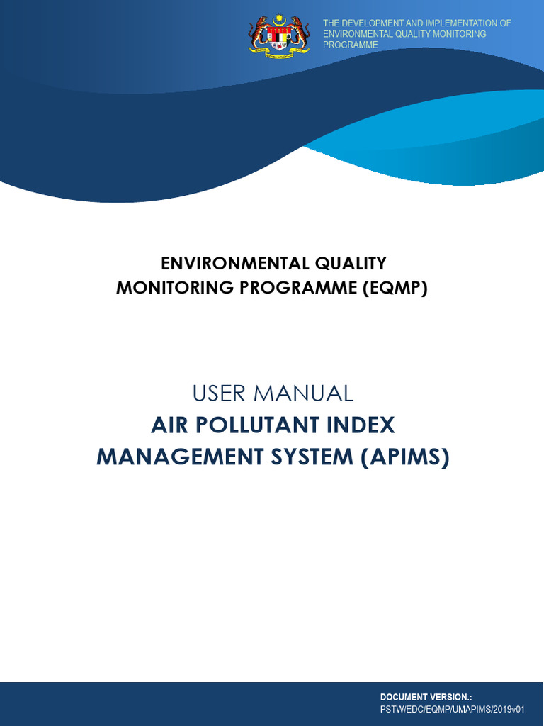User Manual APIMS v01 | PDF | Particulates | Computing