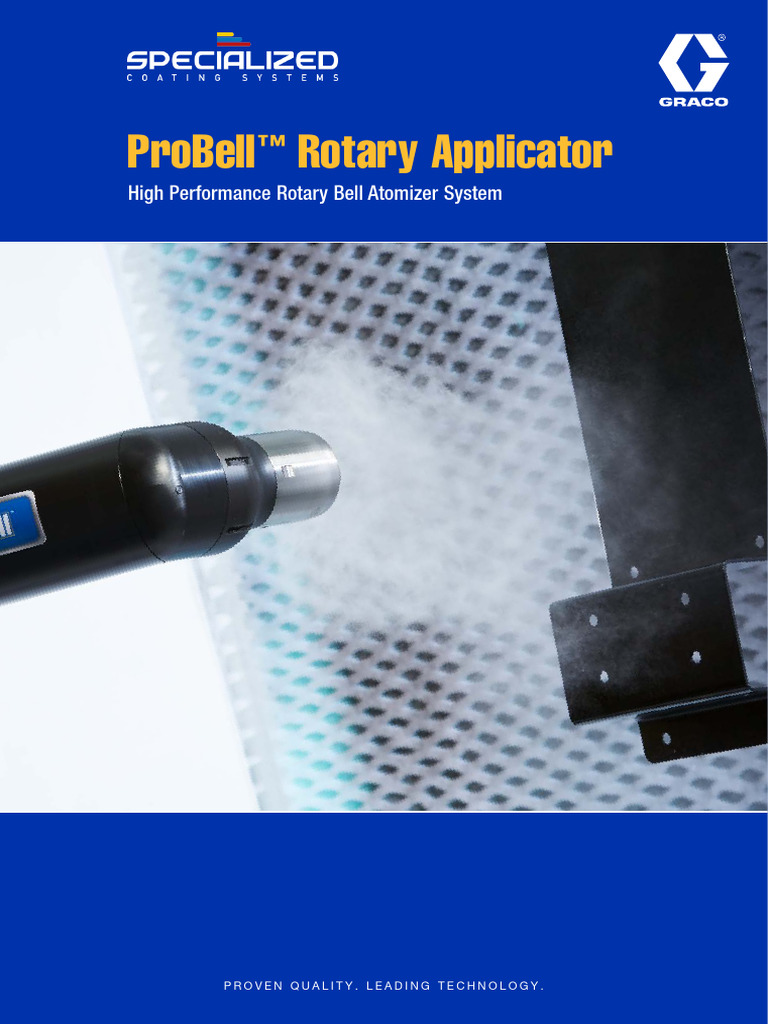 ProBell Rotary Applicator | PDF | Flow Measurement | Programmable Logic ...