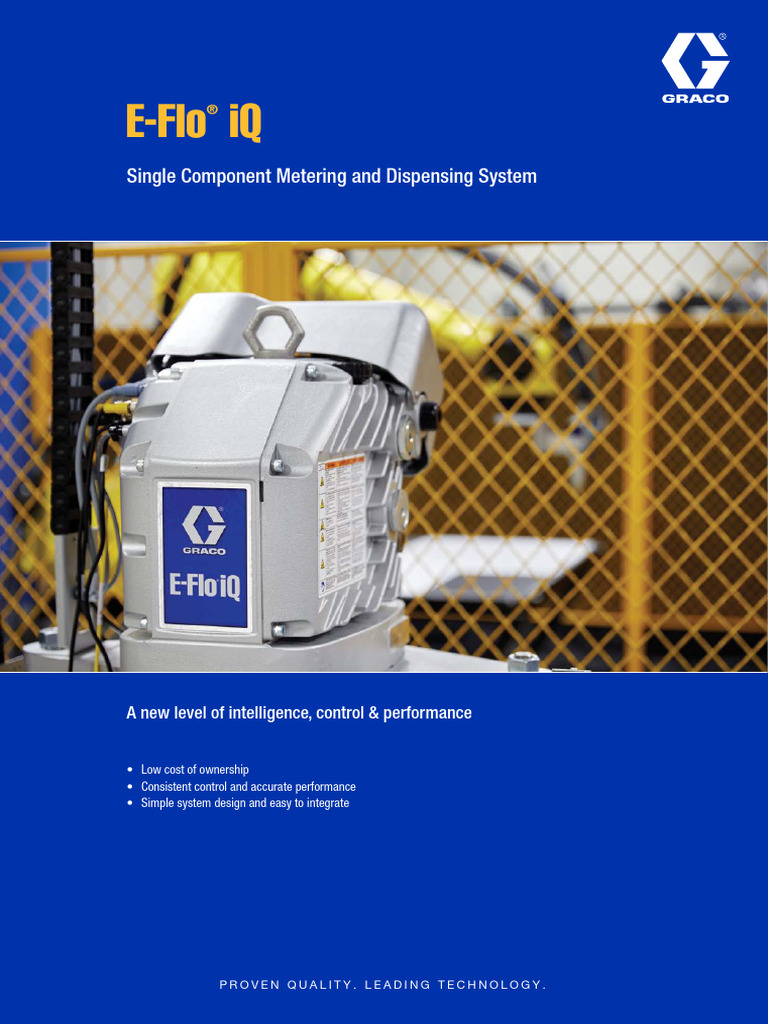 Eflo Iq - 300789ENEU A | PDF
