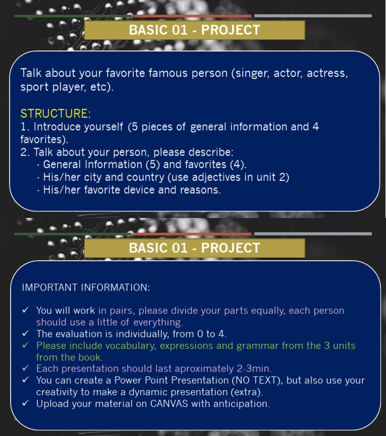 ALP Project Presentation Guidelines | PDF | Language Arts & Discipline ...