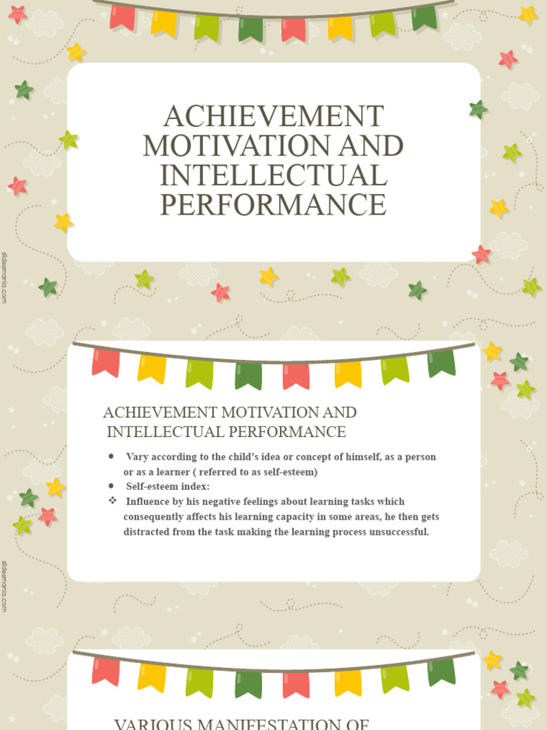 Achievement Motivation and Intelligence | PDF | Intelligence ...