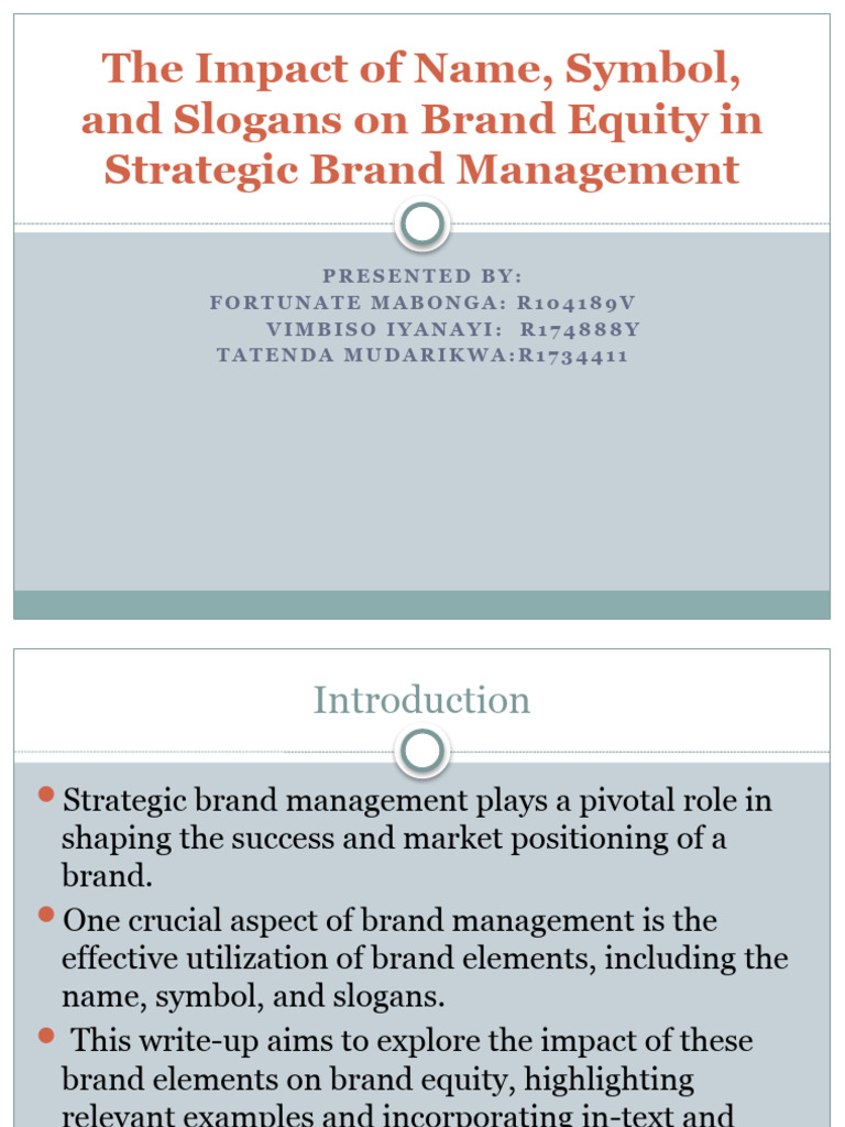 GROUP ASSIGNMENT-Tate, Vimby & Fortue | PDF | Brand | Brand Management