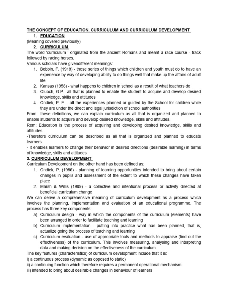 Eci 2104 - Lesson 2 | PDF | Curriculum | Educational Assessment
