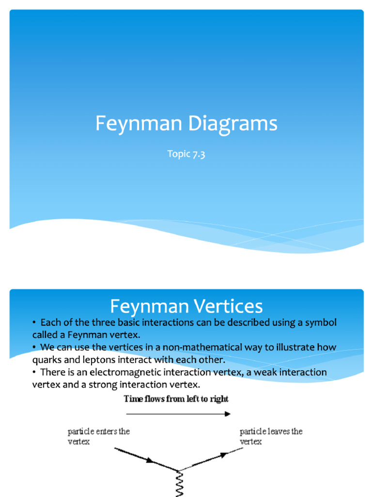 Feynman Diagrams | PDF