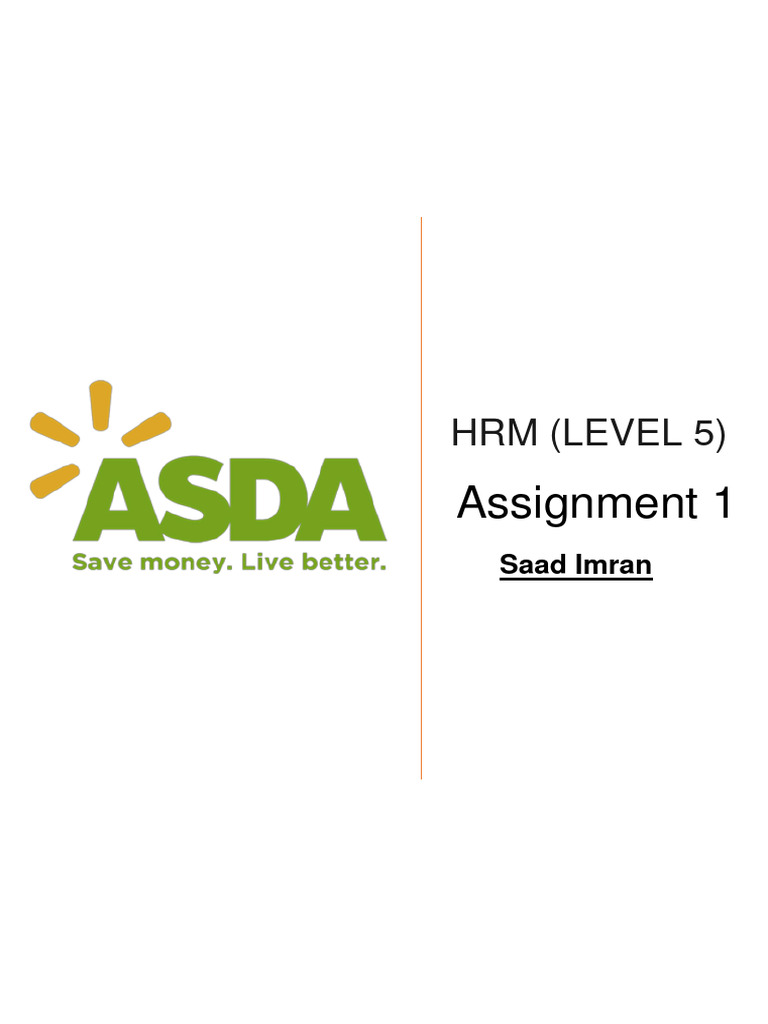 HRM Level 5 - Assignment 1 - Saad Imran | PDF | Human Resource Management | Human Resources