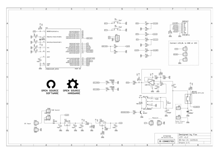 LC Meter - Schematic | PDF