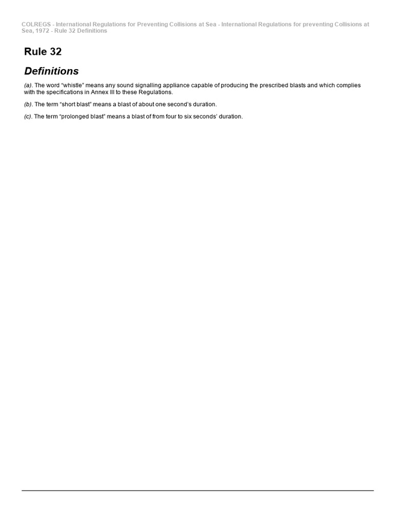 Definitions: Rule 32 | PDF
