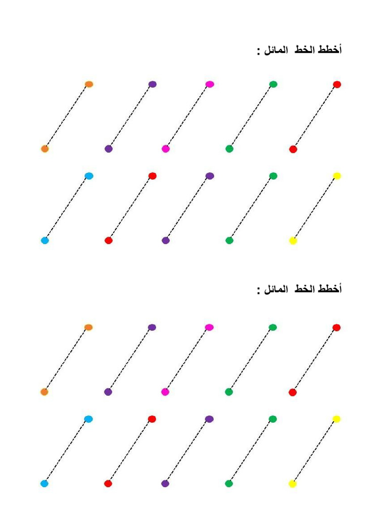 أخطط الخط المائل | PDF