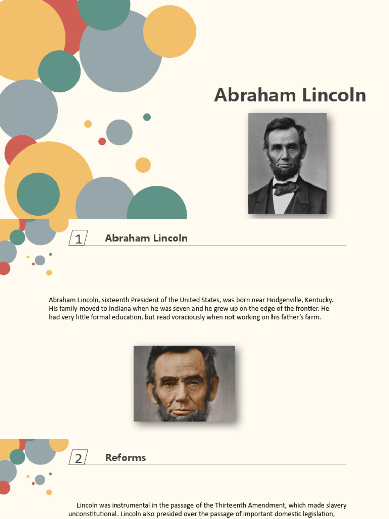 Abraham Lincoln | PDF