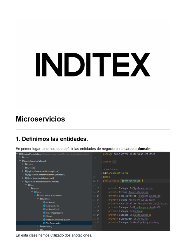 Guía de Microservicios con Spring | PDF | Constructor (Programación Orientada a Objetos ...