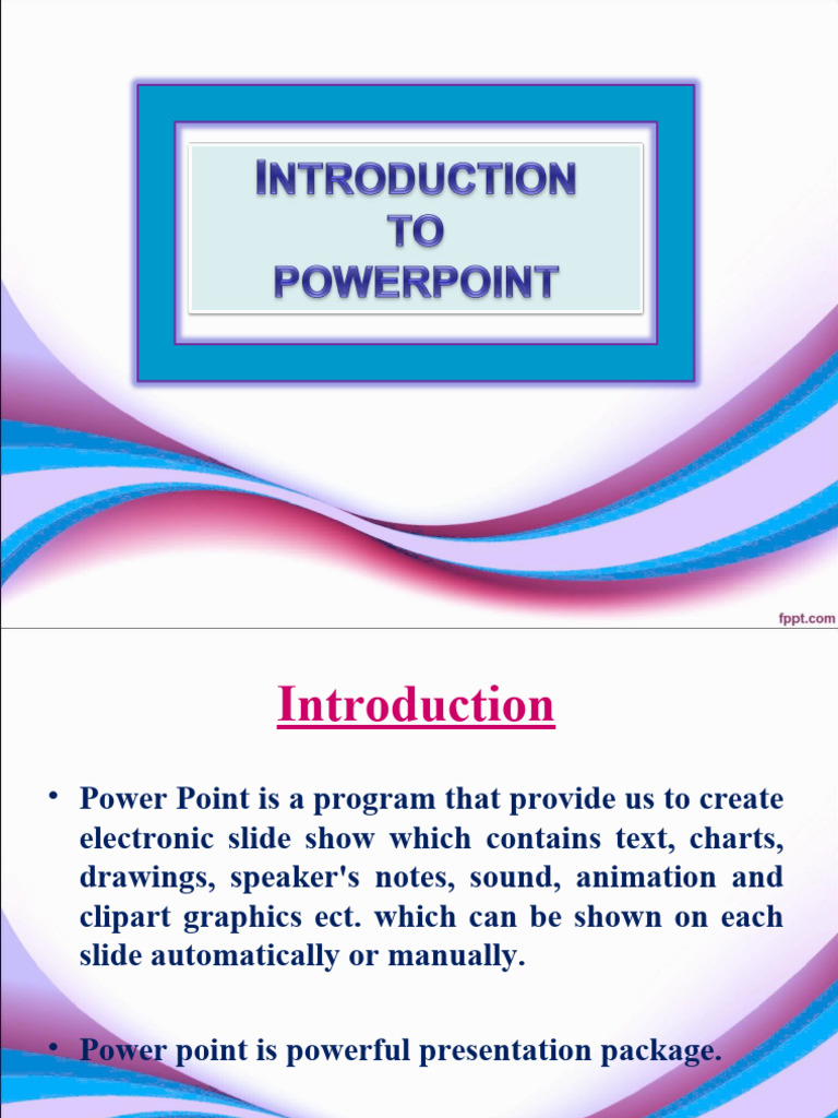 Intro | PDF | Window (Computing) | Microsoft Power Point