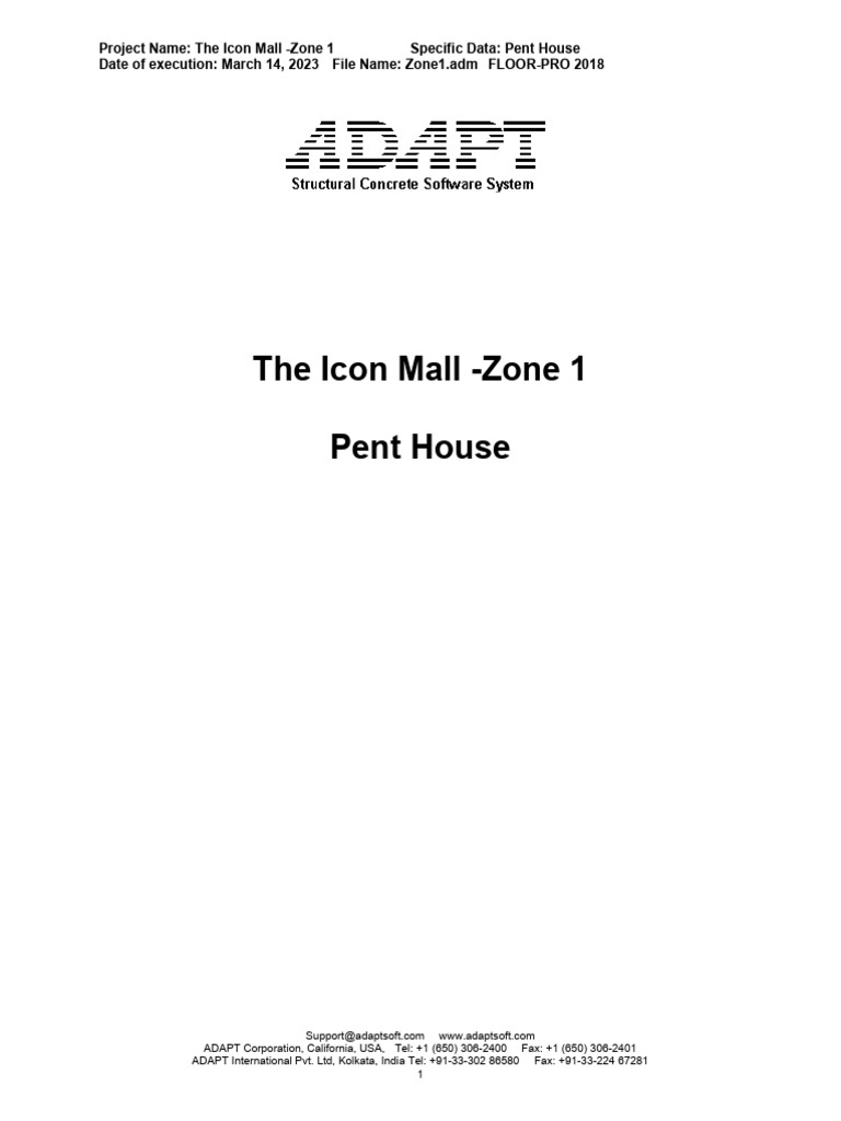 Icon Mall Zone 1 Penthouse Design | PDF