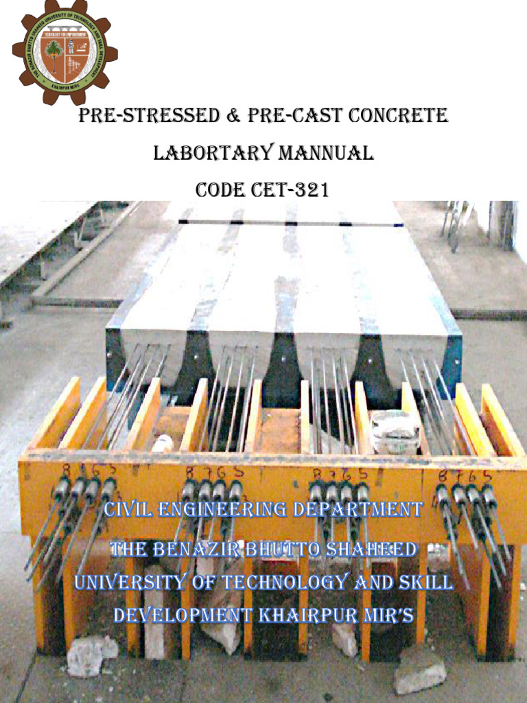 Lab Mannual Prc Final 1 Pdf Prestressed Concrete Concrete