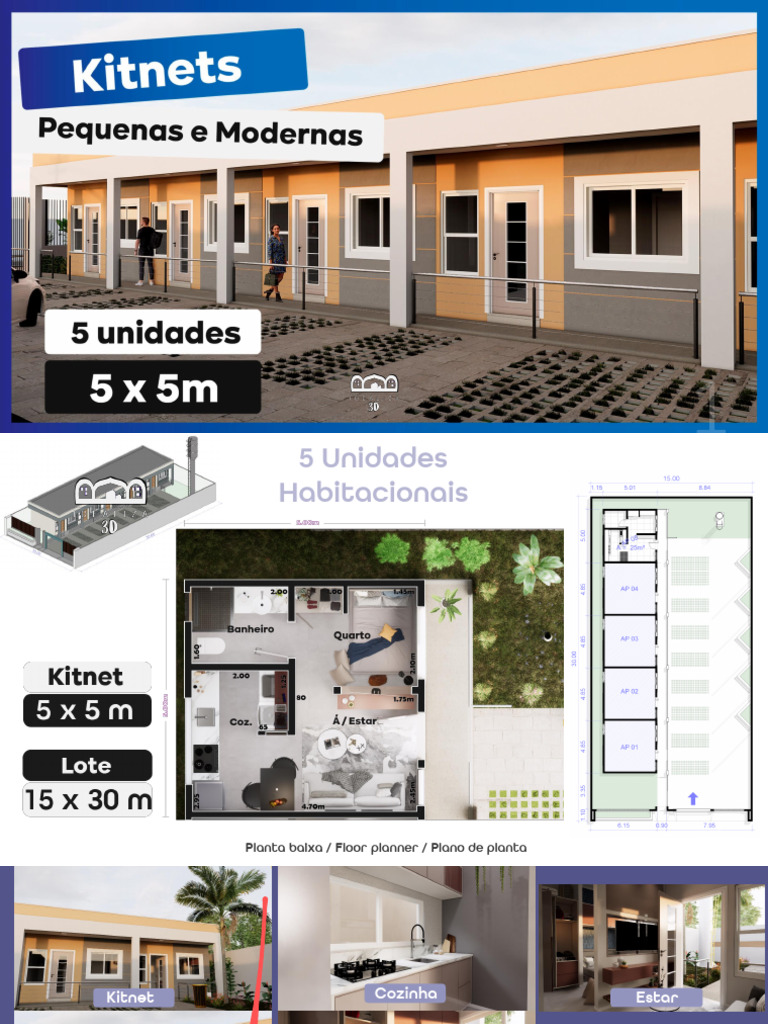 R10 Projeto - Kitnets 5x5 | PDF