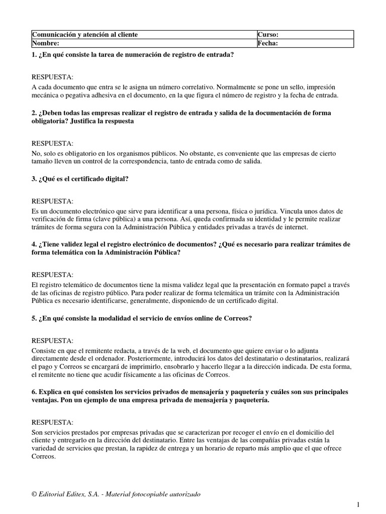 Examen Unidad 6 | PDF