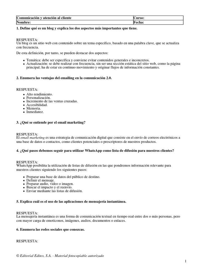 Examen Unidad 9 | PDF