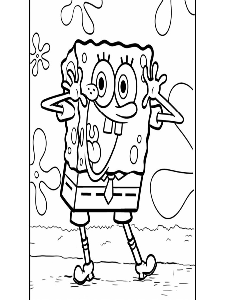 Super Fun Spongebob Coloring Pages | PDF