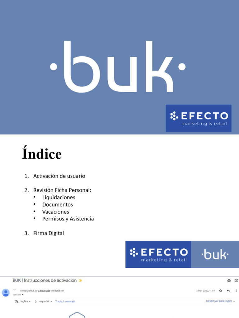 Capacitacion Buk | PDF | Negocios